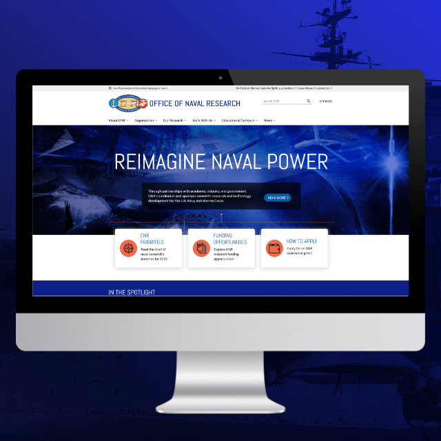 Office of Naval Research (ONR) | Mobomo Mobomo
